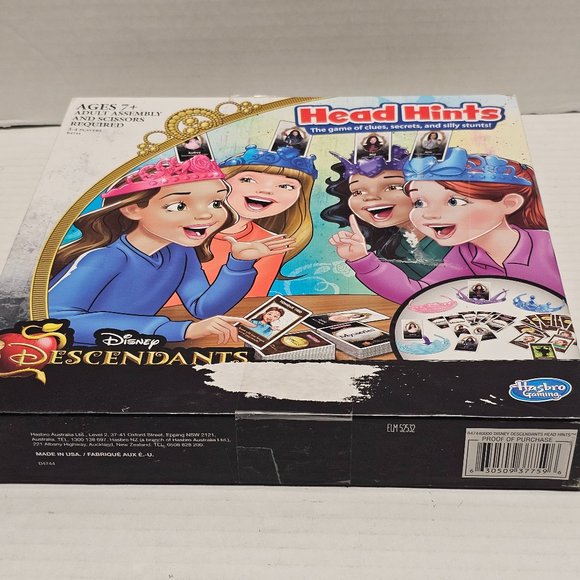 Disney | Toys | Kids Girls Disney Descendants Head Hints Board Game ...